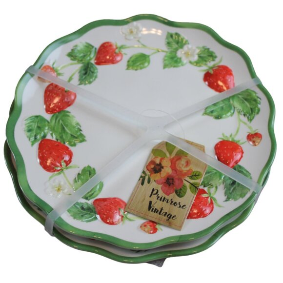 Primrose Vintage | Dining | Primrose Vintage Strawberry Melamine 65 ...